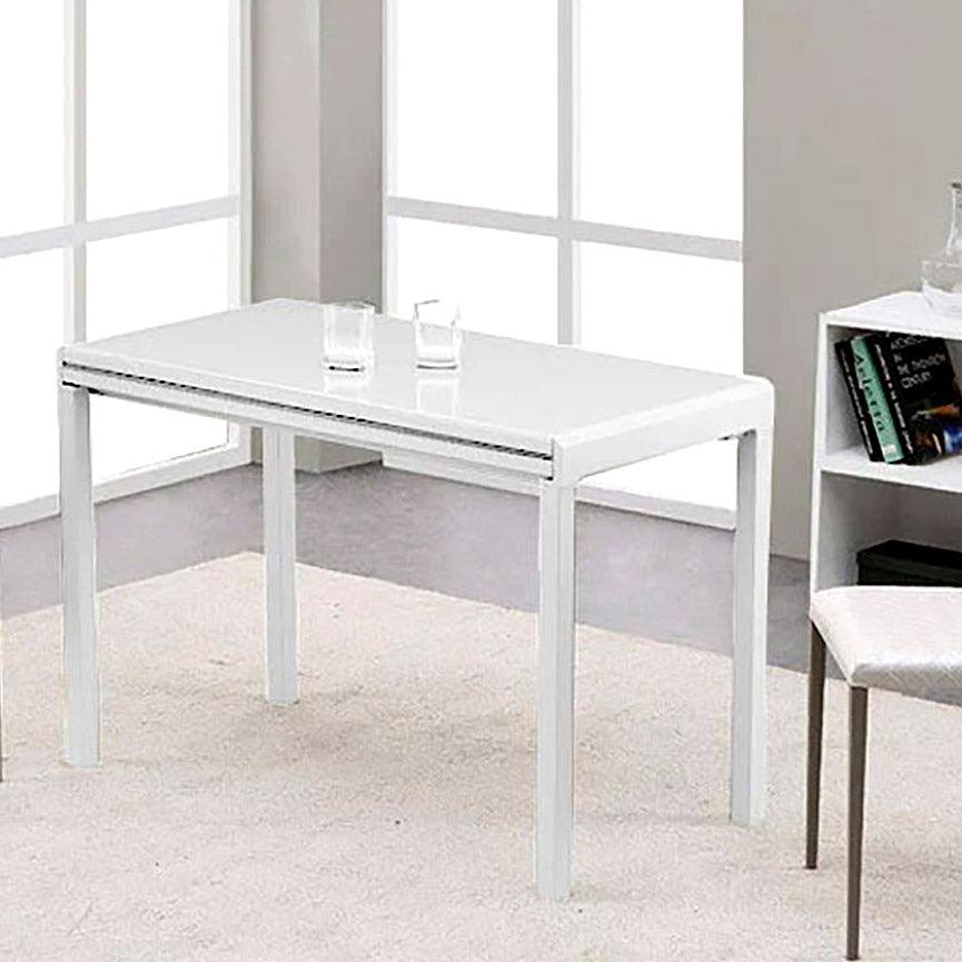COBIE 0.5m-1.1m Tempered Glass Extendable Dining Table
